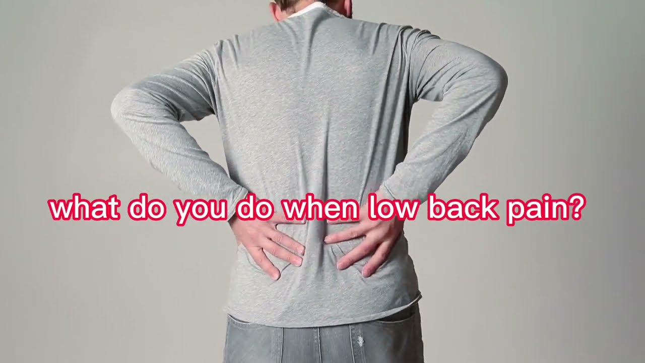 How to fix low back pain/ Treatments waist belt - YouTube