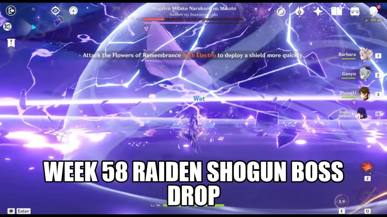Week 58 Raiden Shogun Boss Drop | Genshin Impact - YouTube