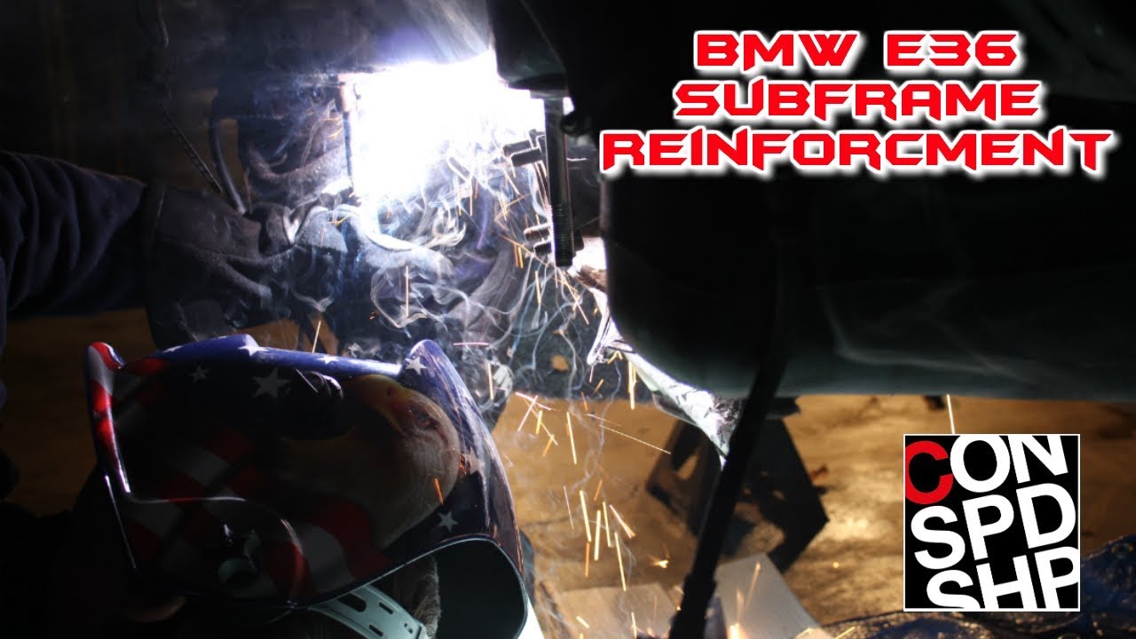 BMW E36 Subframe Reinforcement - YouTube