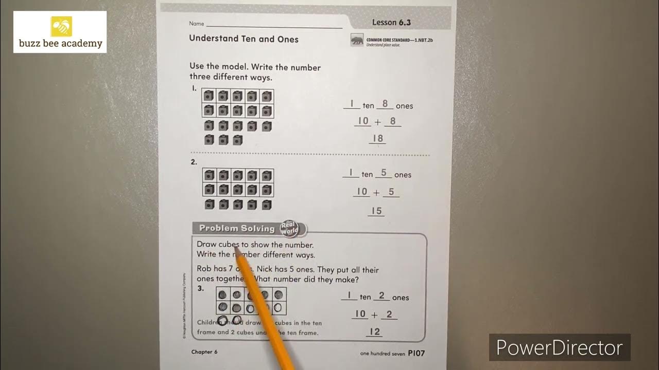 Go Math: 1st Grade Chapter 6.3 Homework and Practice Common Core Math ...