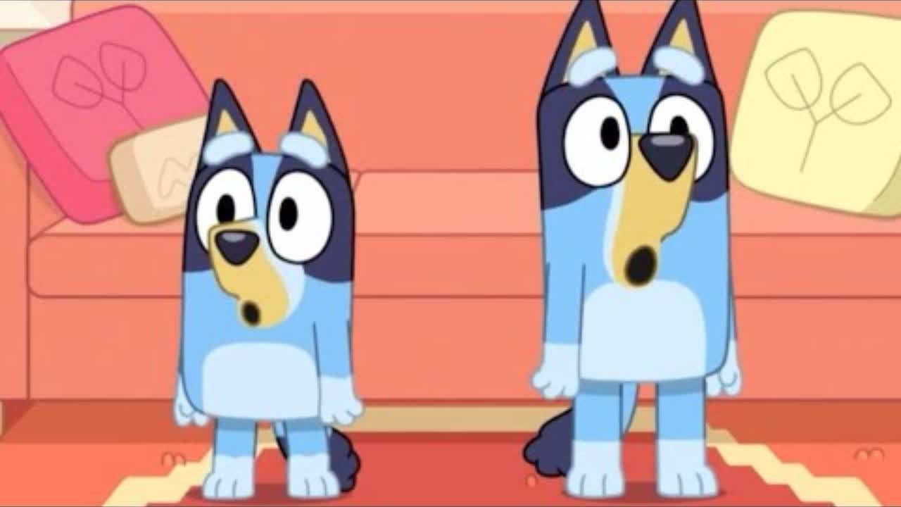 Mini Bluey, but only when it’s cursed. (Bluey) - YouTube