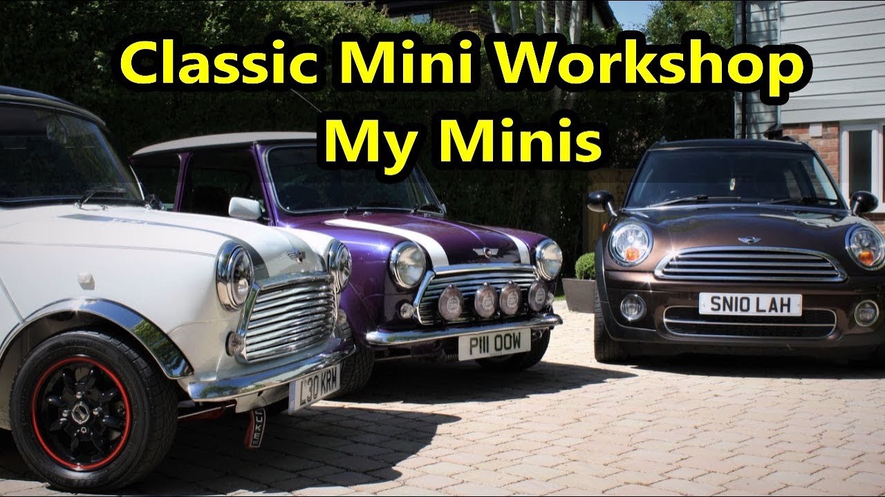 Classic Mini Workshop My Minis, Cooper S, Clubman D, Sprite - YouTube