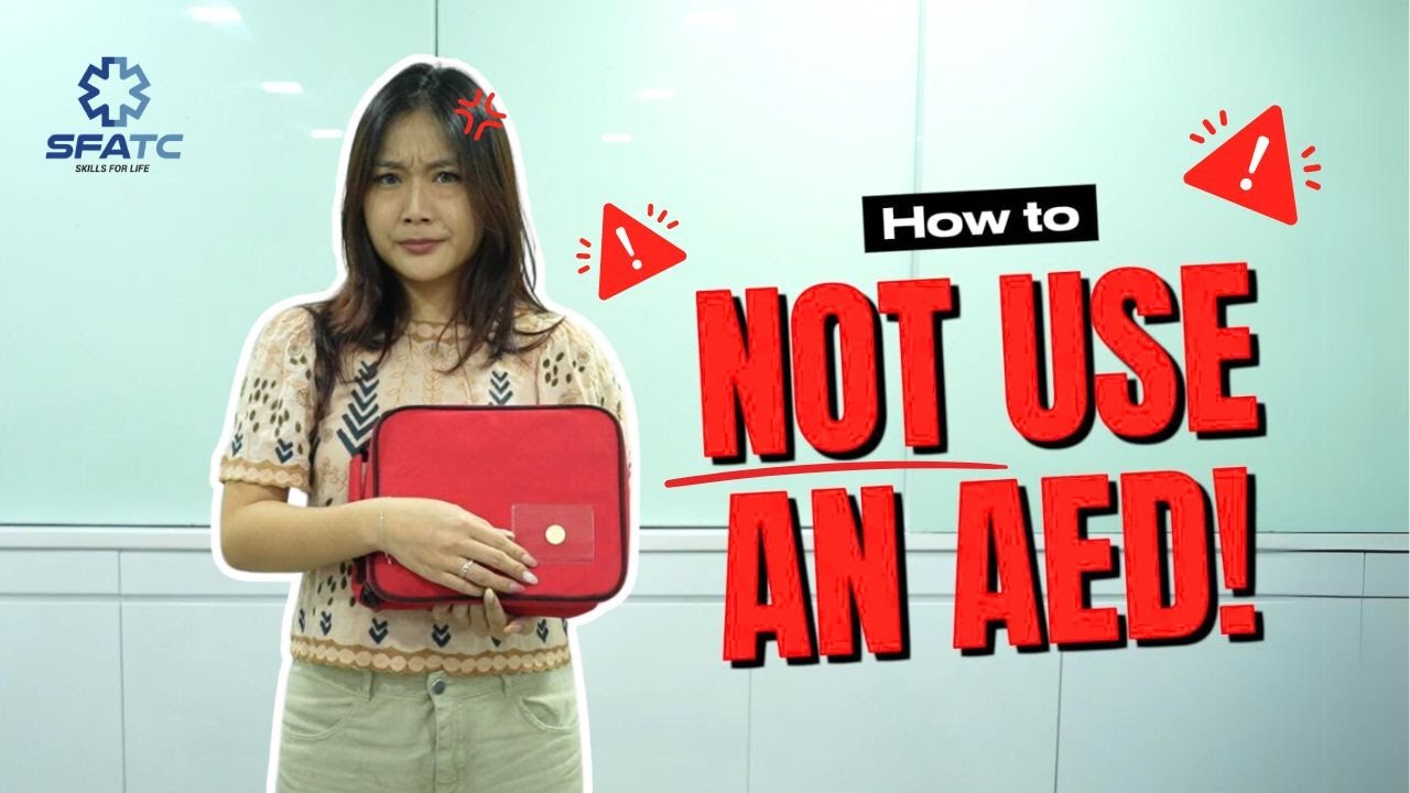 How to not use an AED - YouTube