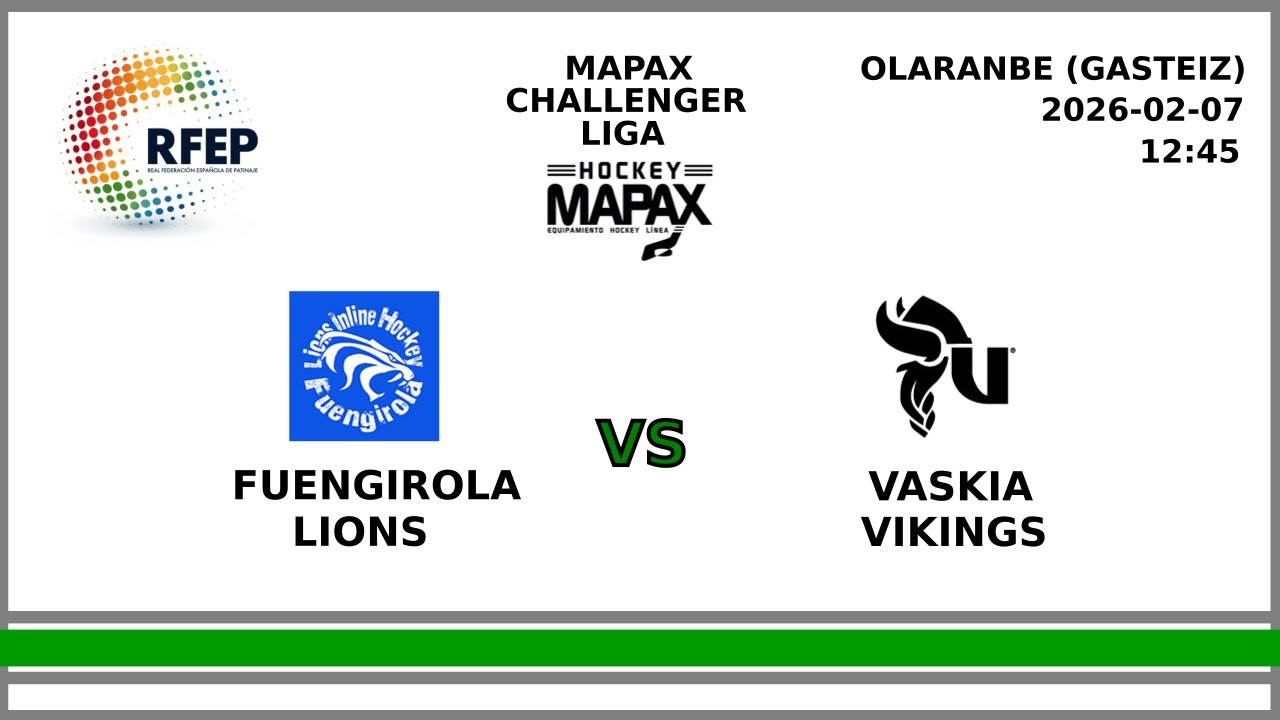 2026-02-07. Mapax Liga. FUENGIROLA LIONS - VASKIA - YouTube