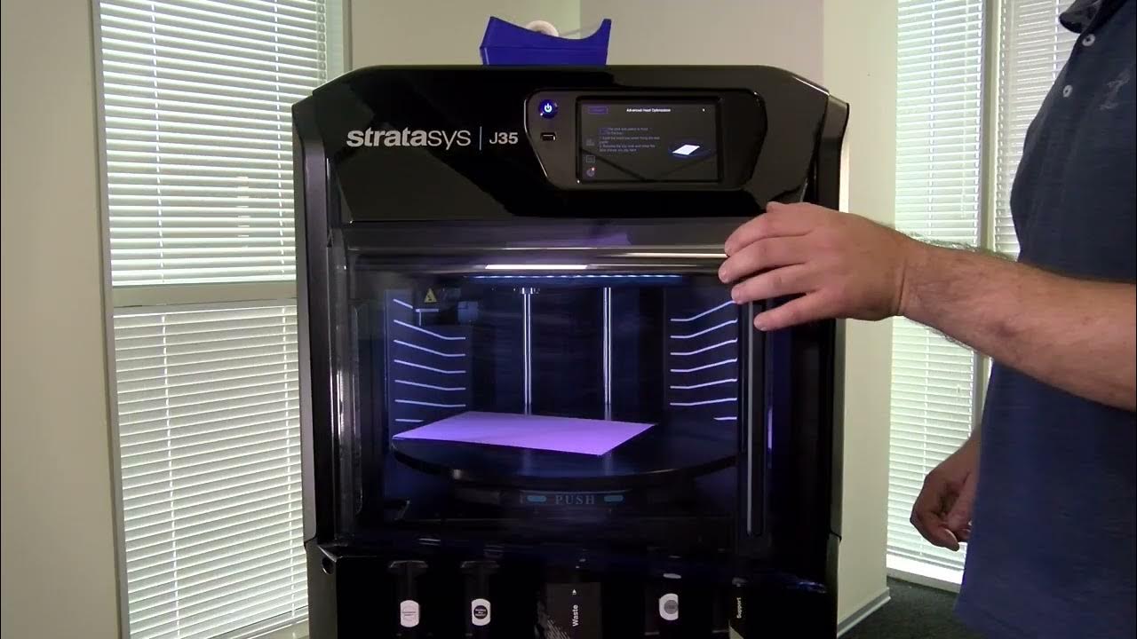Stratasys Academy | J35 3D Printer Operation Procedures: Printing ...