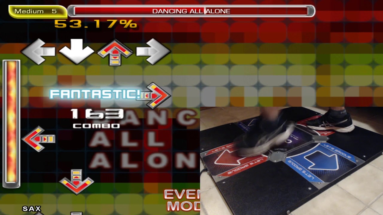 [DDR 5th Mix] DANCING ALL ALONE - Medium 5 - YouTube