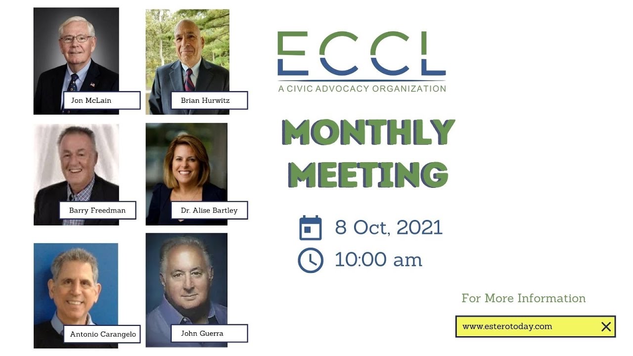 ECCL October 8, 2021 Monthly Meeting - YouTube
