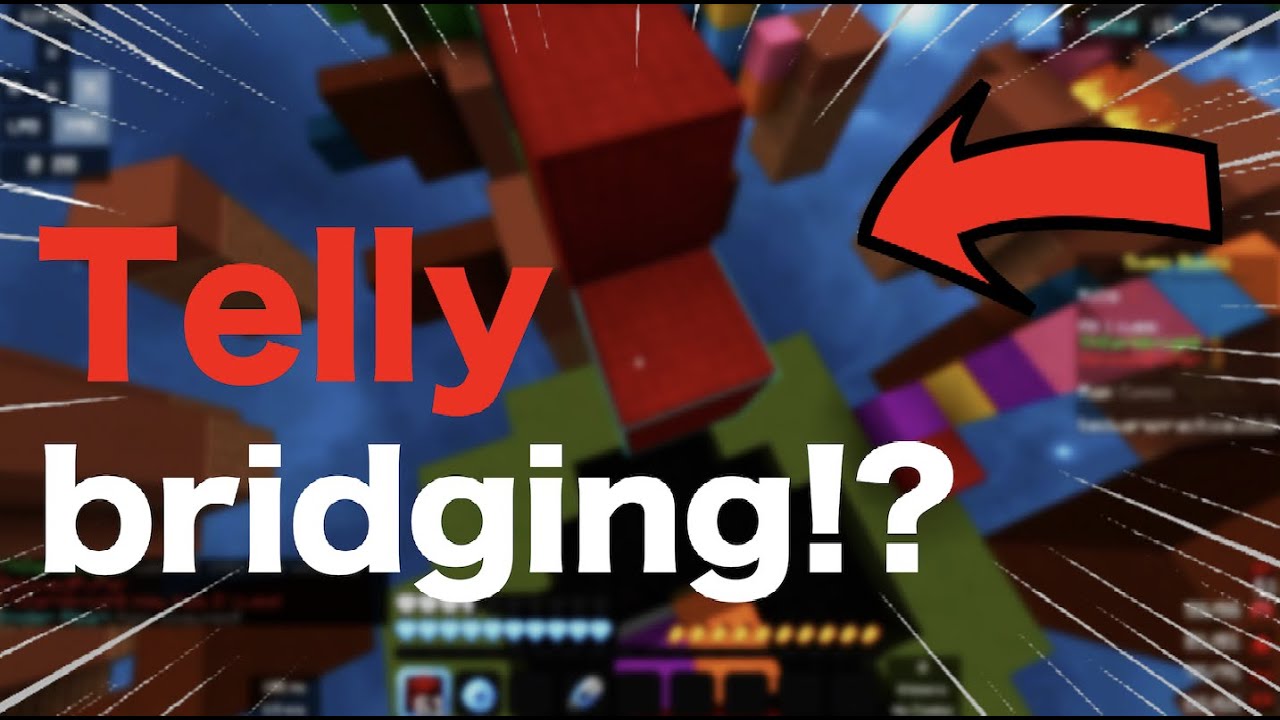 POV: You accidentally start Telly Bridging in Minecraft - YouTube