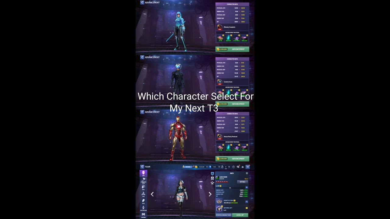 Which Character Select For My Next T3 - YouTube