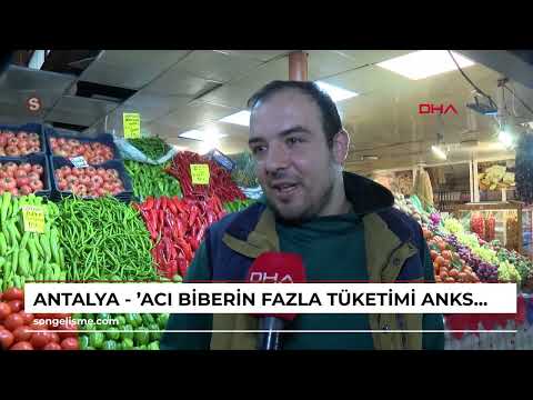 Antalya - 'Acı biberin fazla tüketimi anksiyeteye neden olabilir'