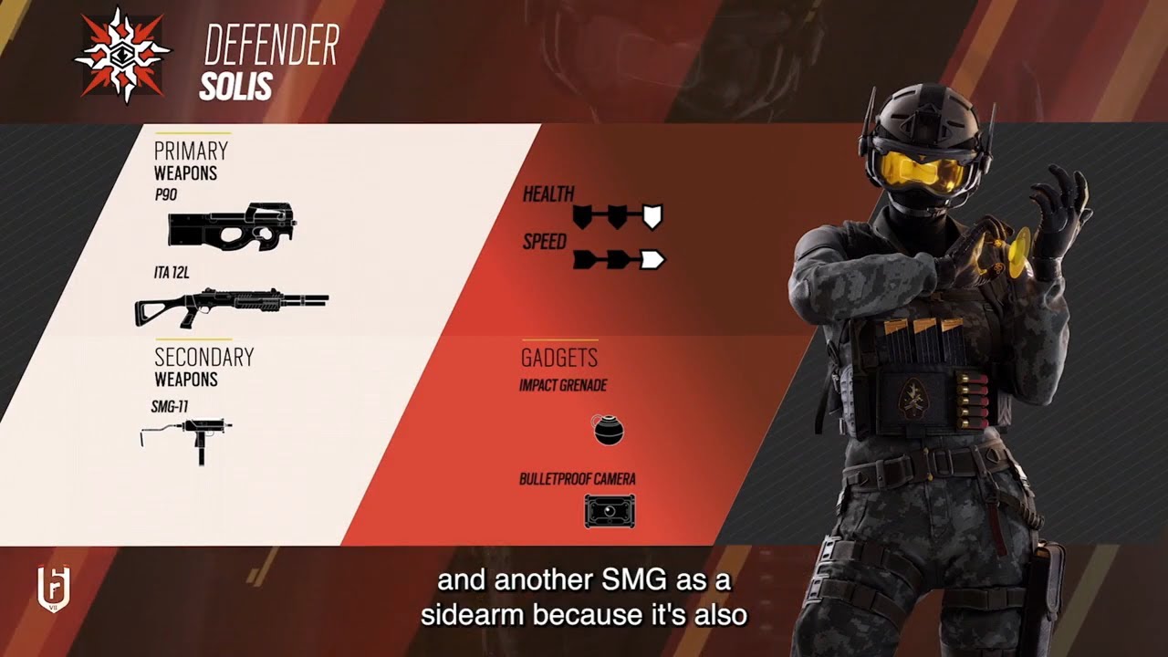 *NEW* Solis Gameplay/Loadout (Rainbow Six Siege Solar Raid Y7S4) - YouTube