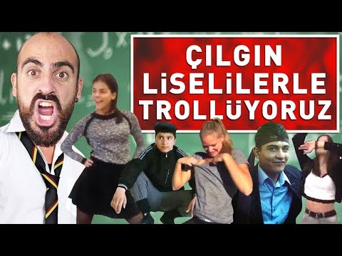 ÇILGIN LİSELİLERLE TROLLÜYORUZ ! (%100 OKUL)