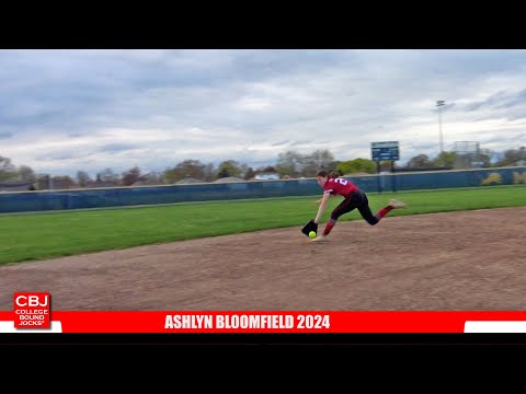 Ashlyn Bloomfield 2024 Shortstop/Outfielder Softball Skills Video