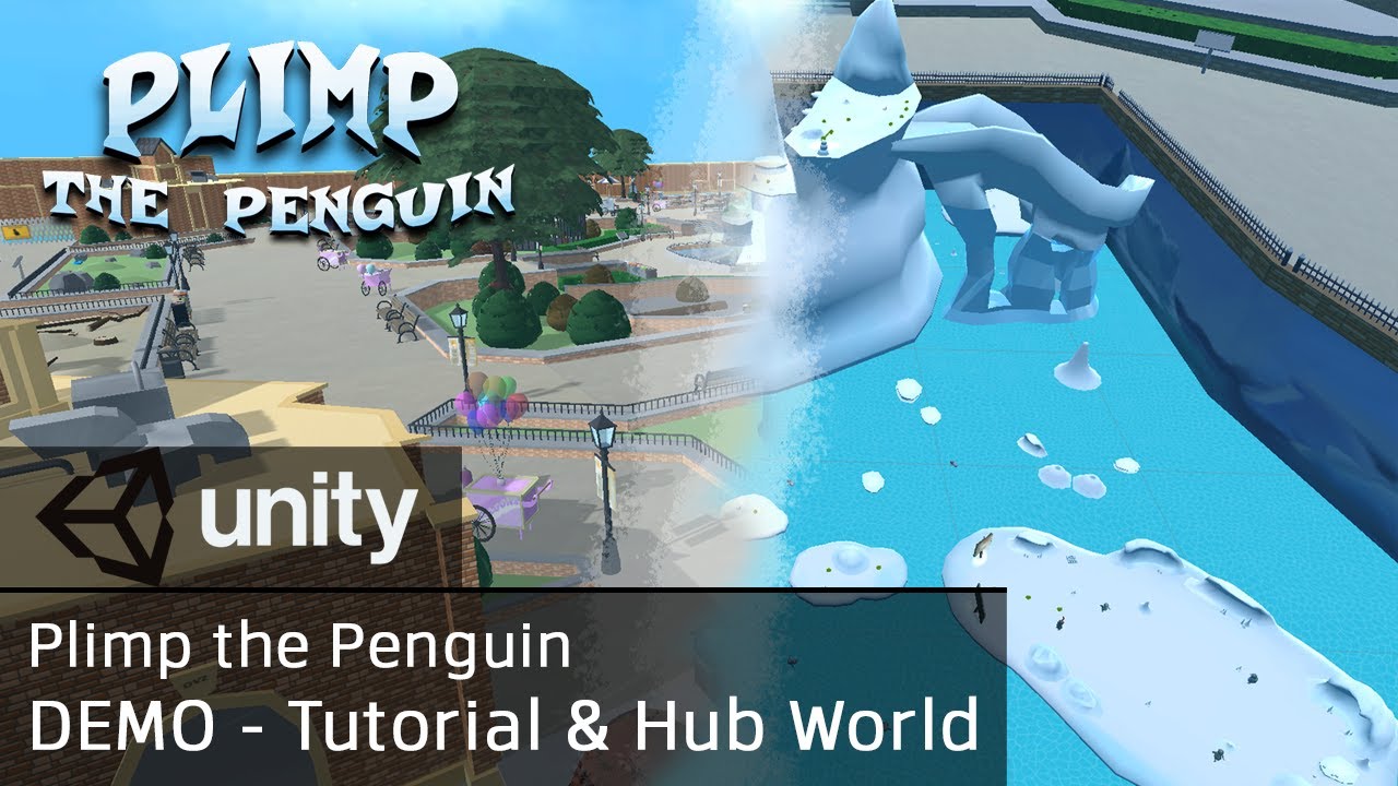 Unity Demo - Plimp the Penguin - Environmental Commentary - YouTube
