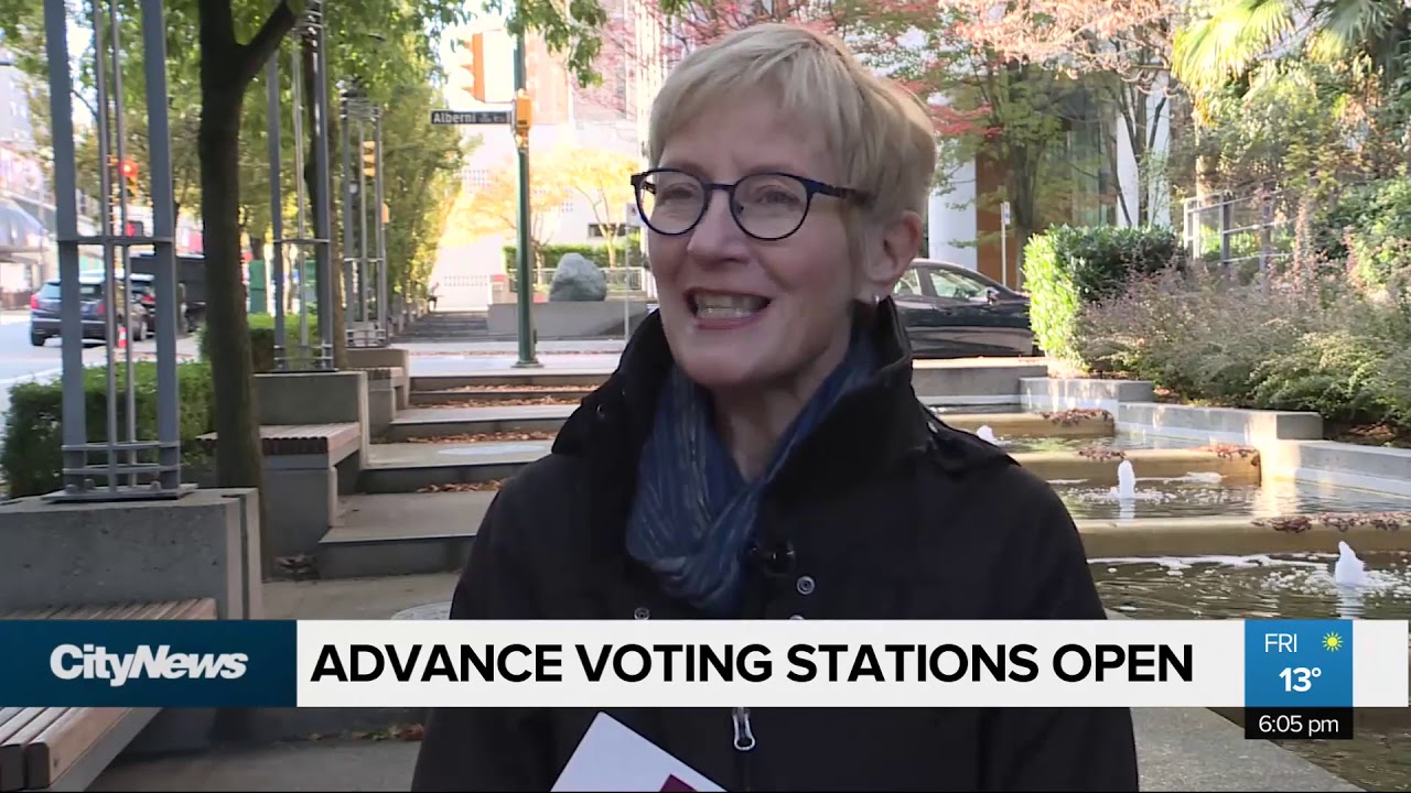 Advance voting stations open - YouTube