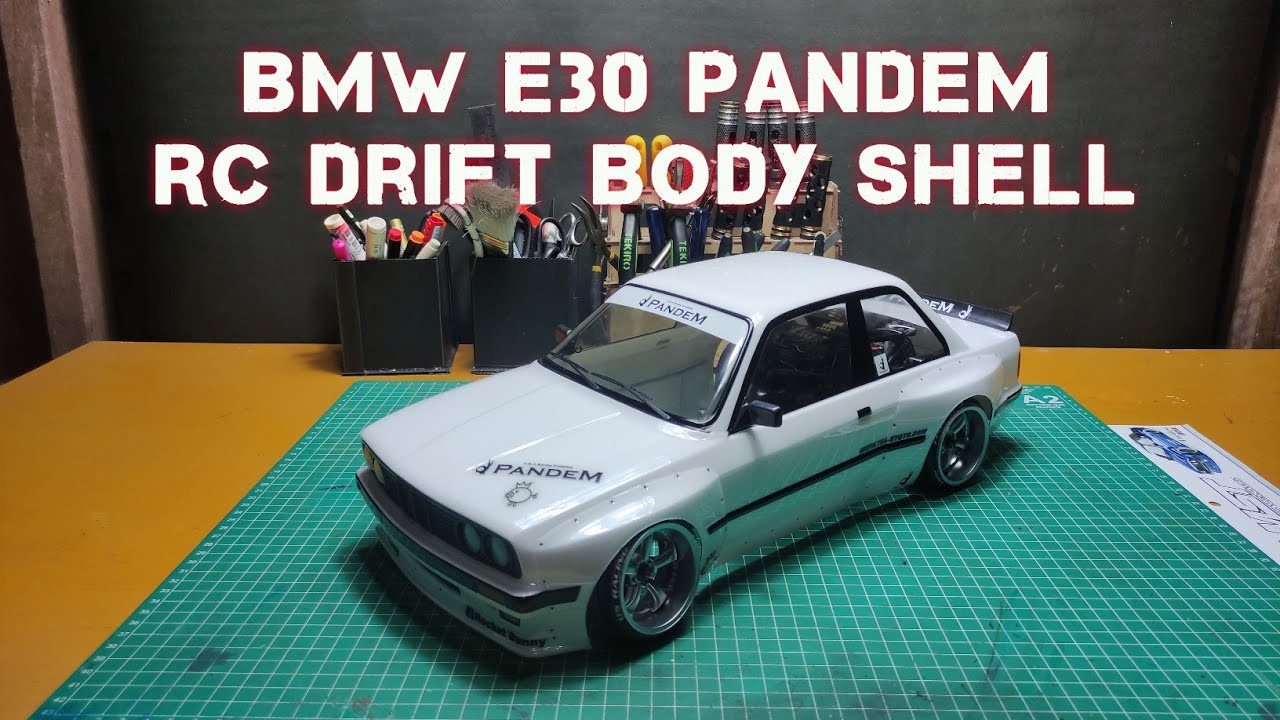 Body Rc Drift BMW E30 Pandem - YouTube