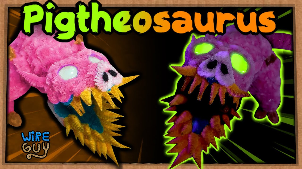 Pipe cleaner Art // How to make a PIG DINOSAUR// - YouTube