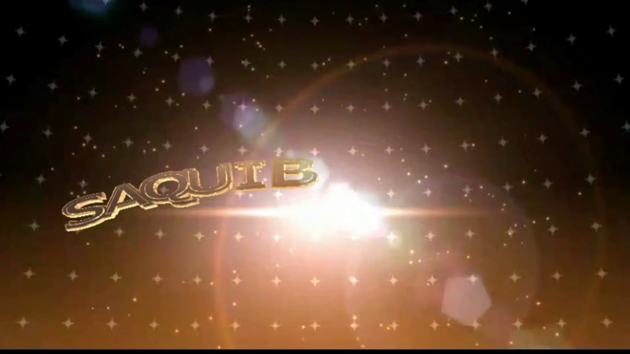 Saquib name status video effect - YouTube