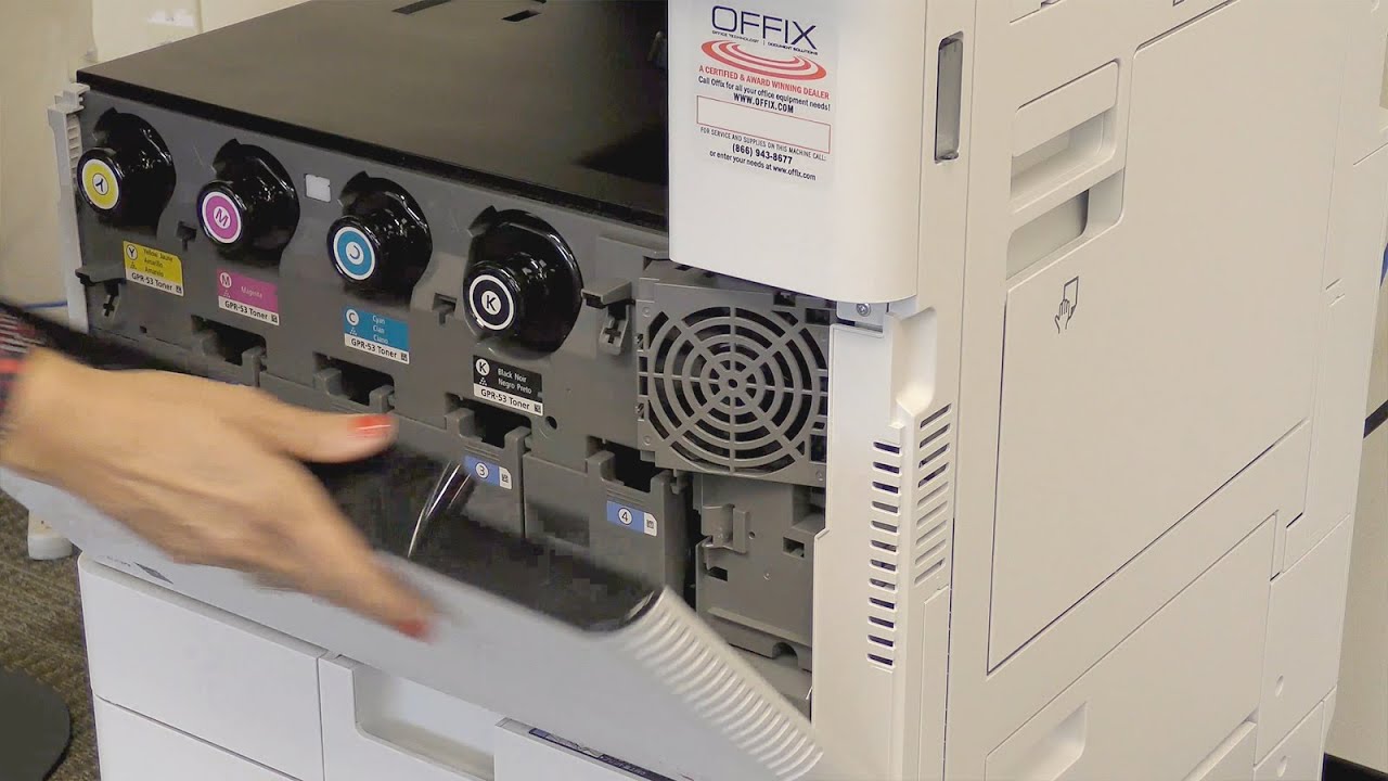How to Check and Change Copier Toner - YouTube