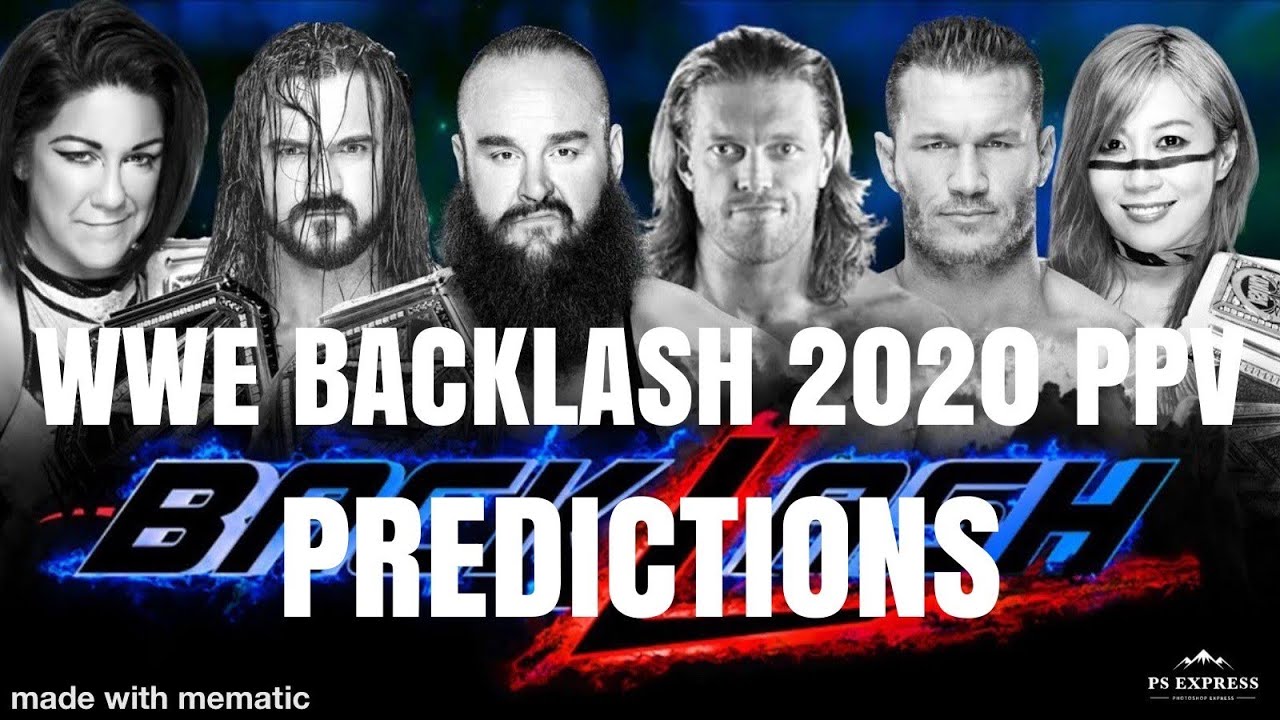 WWE Backlash 2020 PPV Predictions - YouTube