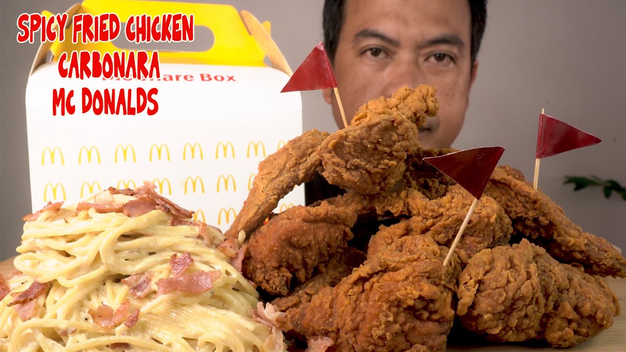 Spicy Fried Chicken | Mc Donalds | Carbonara - YouTube