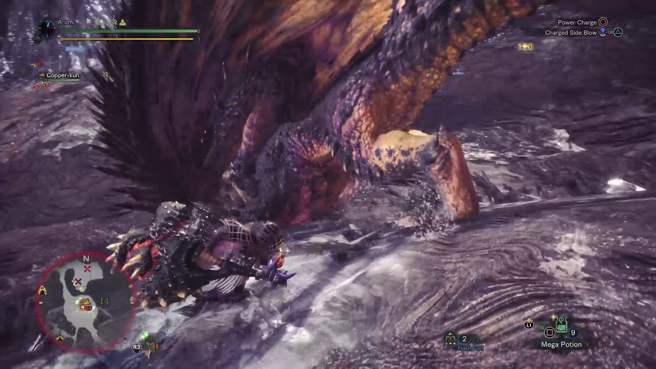 Monster Hunter World (PS4 Pro) - Deviljho hammer is GREAT - Vs ...