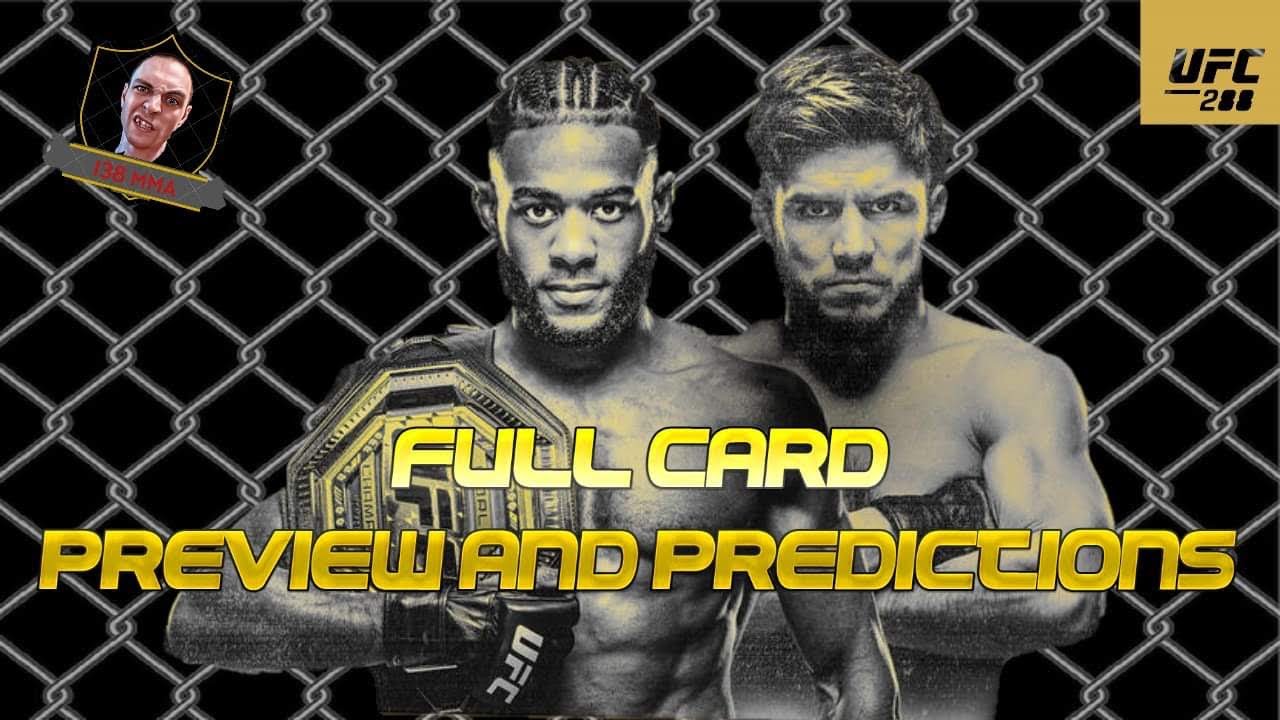 UFC 288 Full Card Breakdown, Analysis, And Prediction - YouTube