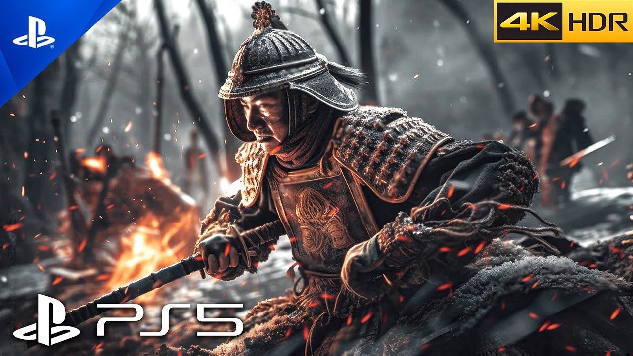Ronin Destroys Samurai Army Battle Scene[4K 60FPS HDR]2024 Action ...