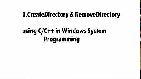 Windows System Programming in C/C++ - YouTube