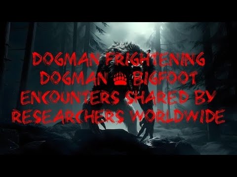 DOGMAN FRIGHTENING DOGMAN & BIGFOOT ENCOUNTERS SHARED BY RESEARCHERS ...