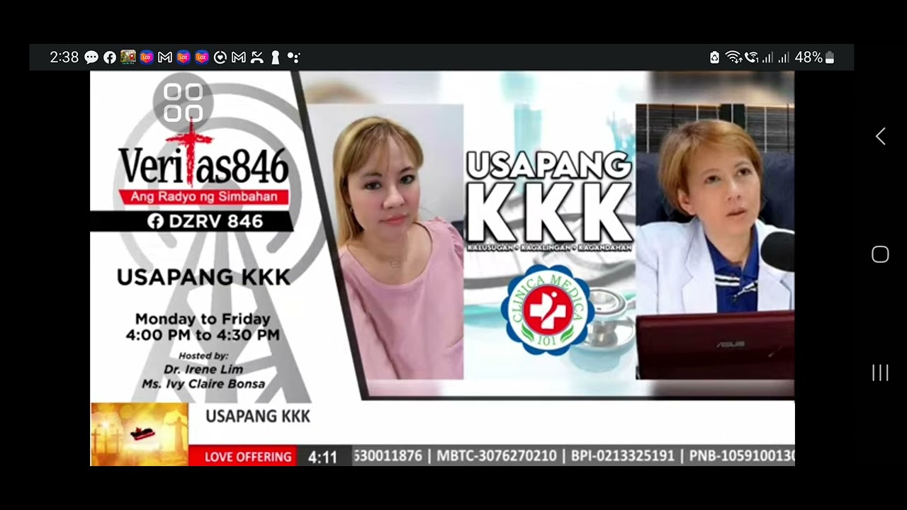 PERSONALITY DISORDER- DR. IRENE LIM/ VERITAS 846/ USAPANG KKK/ MON-FRI 4-4:30 PM/ APRIL 11, 2023 ...