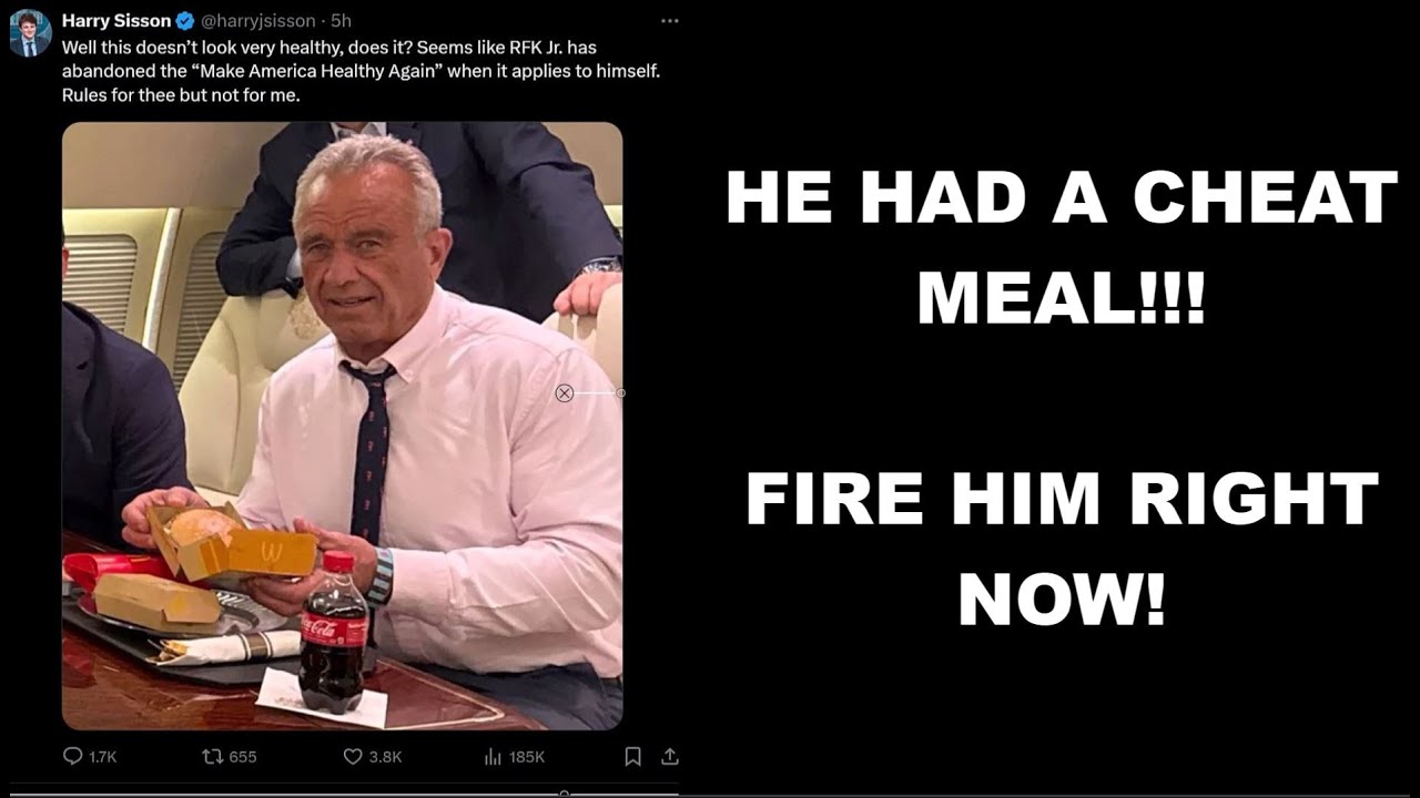 They Caught RFK Eating A Burger! - YouTube