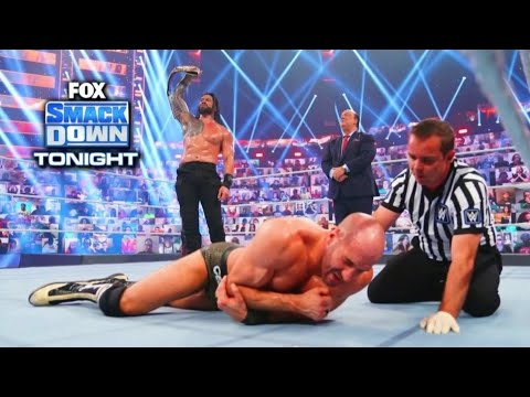 Seth Rollins viciously attacks Cesaro (Full Segment) - YouTube