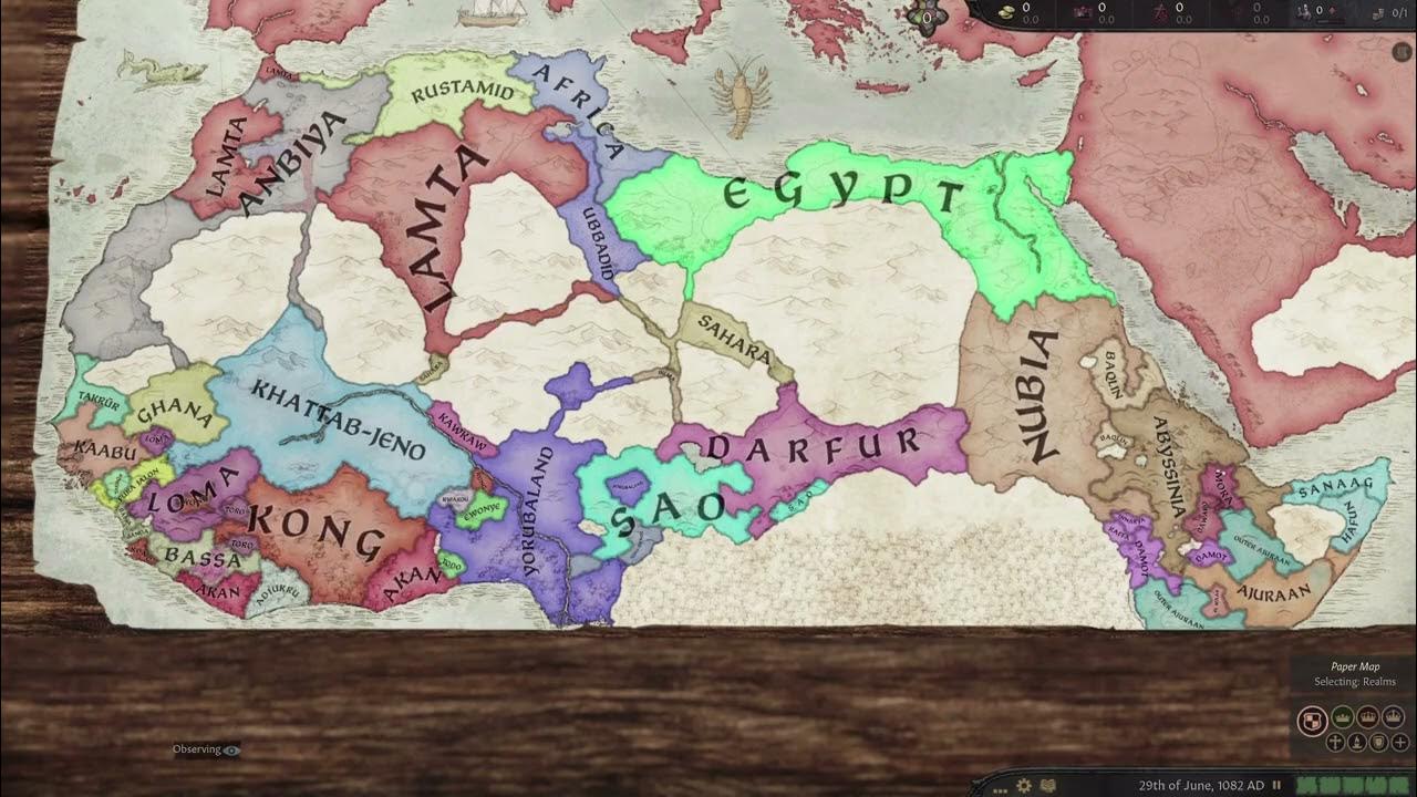 CK3 Timelapse 867-1444 (Africa Only) - YouTube