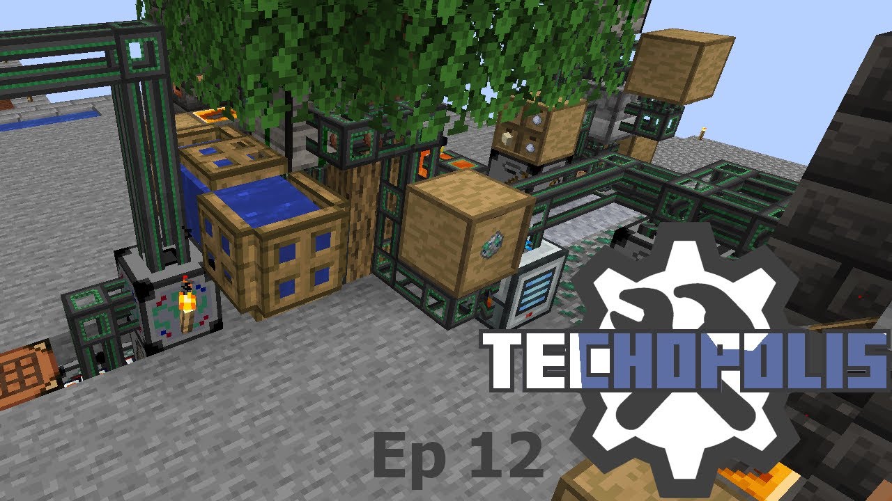 Techopolis Ep 12 Fully Automated Basic Technium! - YouTube