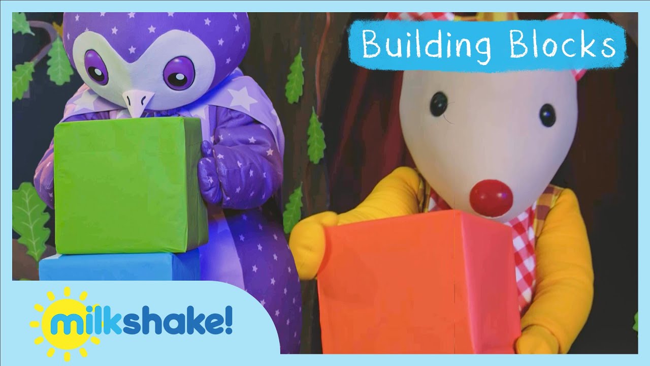 Use Building Blocks to Build a Tower with Magnus, Scratch + Squiggle 🟨🟥 ...