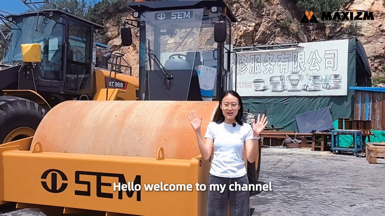 Powerful Performance | SEM 512 12-Ton Road Roller in Action - YouTube