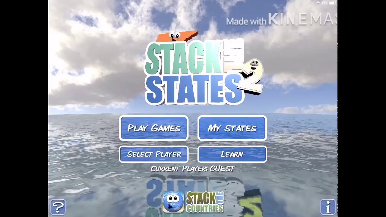 Stack the States 2! First time! Part 1 #stacktheStates2 - YouTube