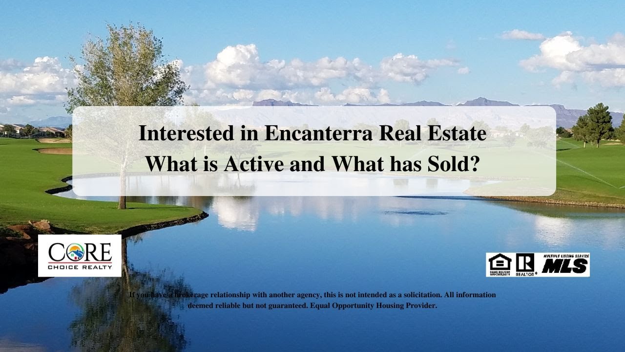 Encanterra Country Club Golf Course Resort Community Real Estate Active ...