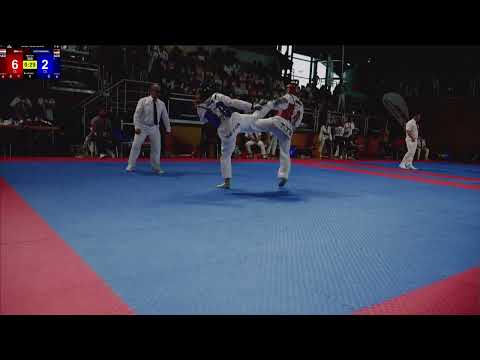 LuxOpen22 Taekwondo D1 M305 HOERMANN E. (GER) vs. MINK A. (NED)
