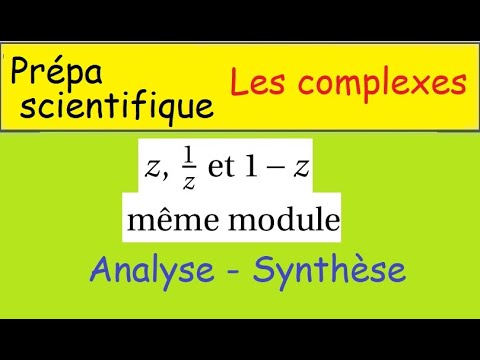 Prépa - Les complexes - Trouver z tel que z, 1/z et 1-z aient même ...