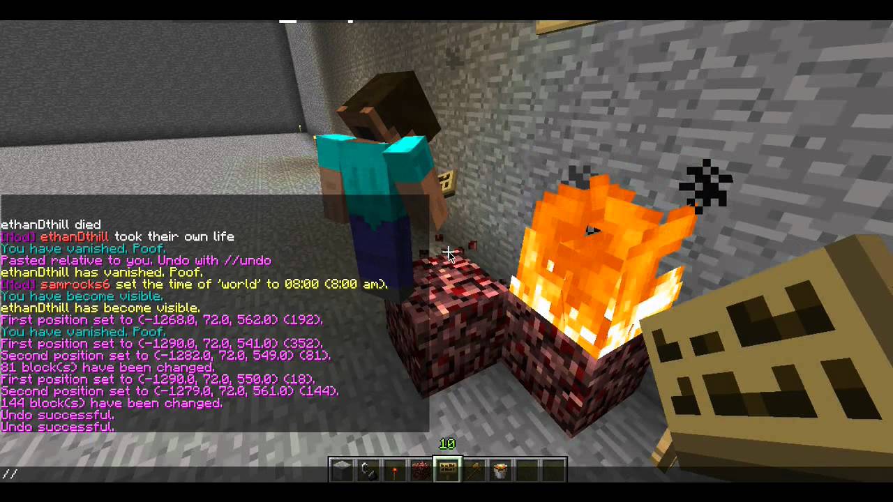 [Minecraft] Herobrine Prank - YouTube