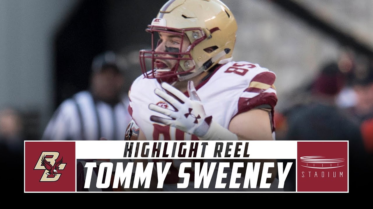 Tommy Sweeney Boston College Football Highlights - 2018 Season ...