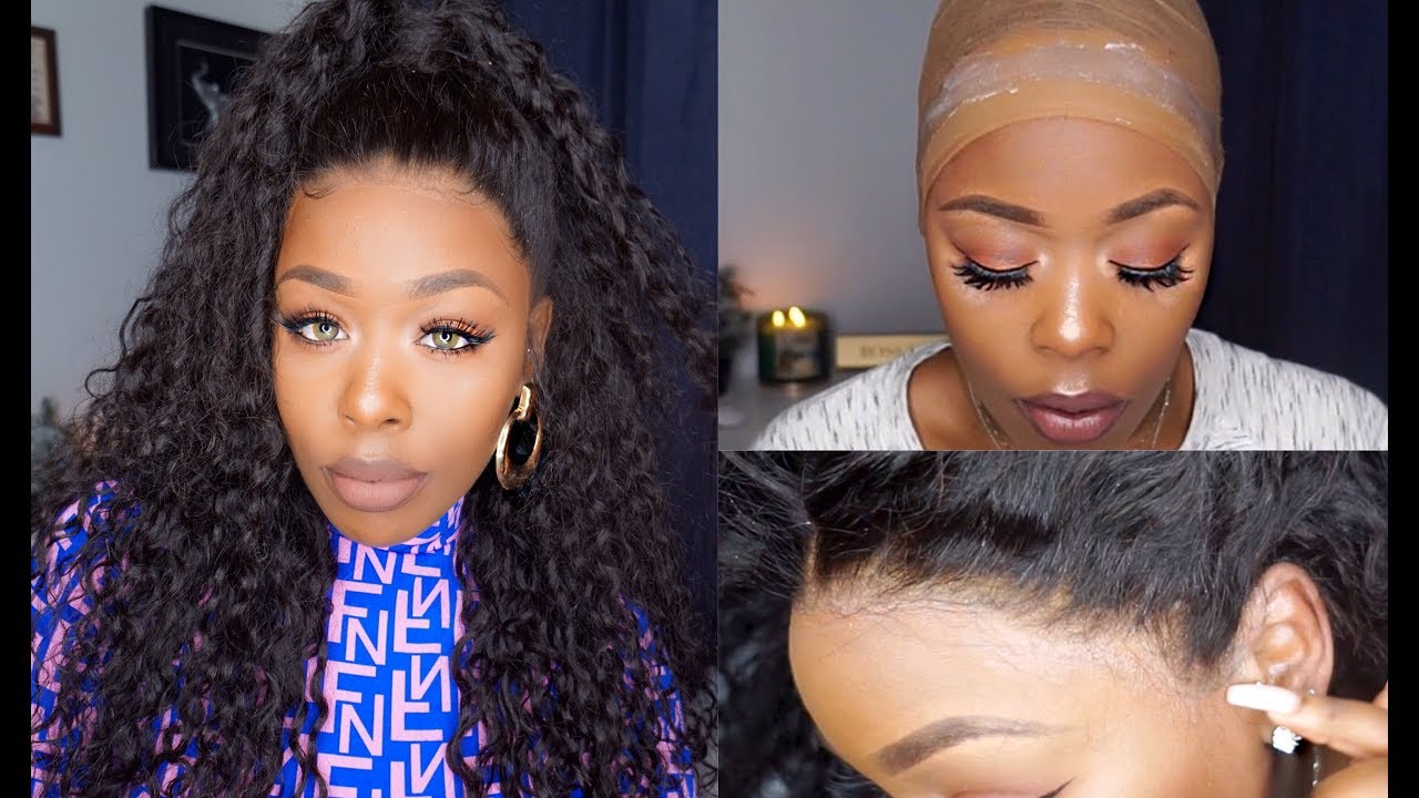 Step by Step Talk-Through How to Apply your Lace Front Wig, Natural ...