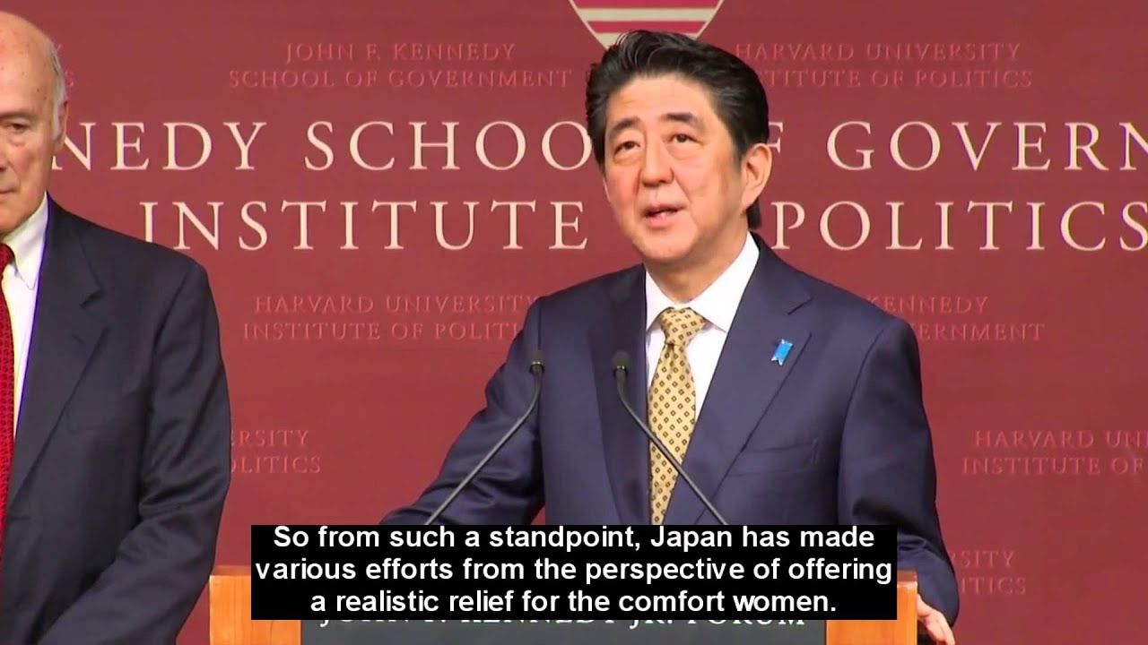Joseph Choi's Righteous Question to Shinzo Abe - Institute of Politics ...