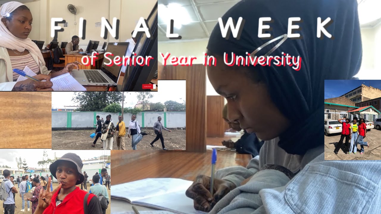 FINAL WEEK of SENIOR YEAR of University | LAST DAYS as a UNIVERSITY ...