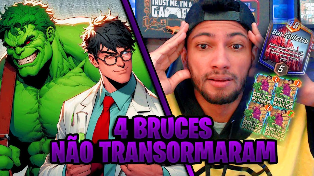 4 Bruces e NENHUM virou o BANE! 🃏 - YouTube