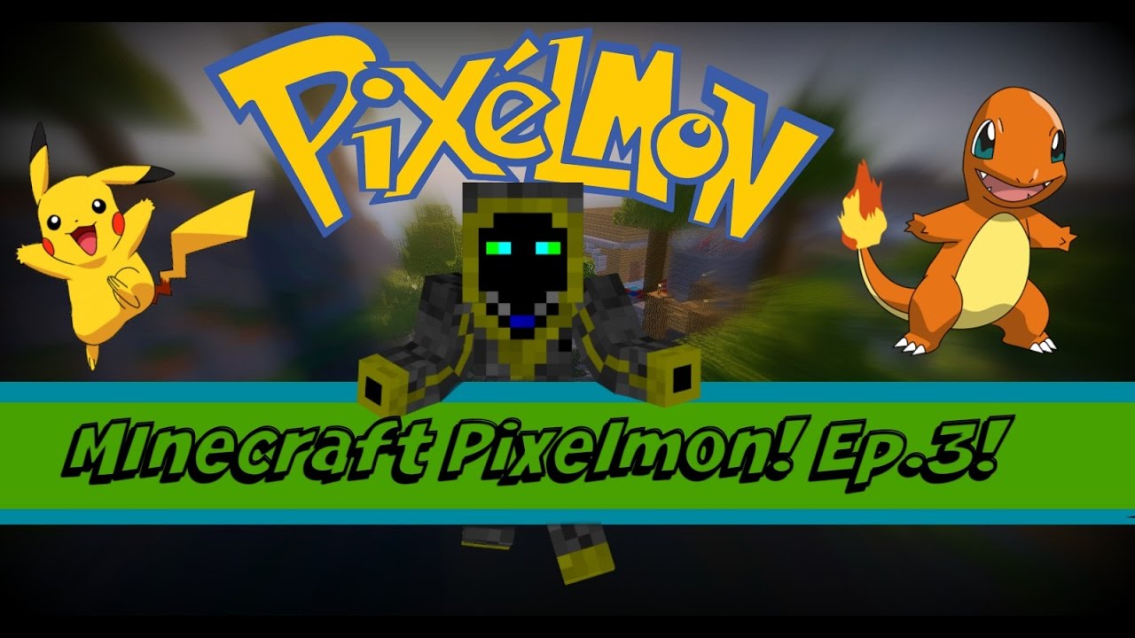 Level 10 Charmander! Pixelmon Ep.3! w/SlimeHappy - YouTube
