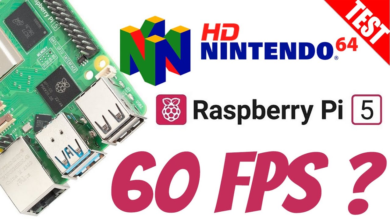 TEST RASPBERRY PI 5 : NINTENDO 64 (en 1080p) à 60FPS ?! | RECALBOX ...
