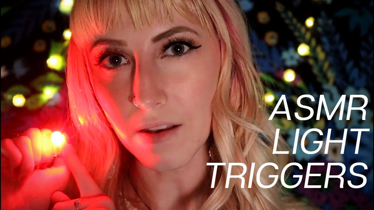 ASMR - Follow The Light & My Instructions (whispered, light triggers ...